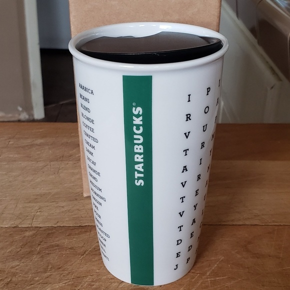 Starbucks | Other | Starbucks Word Search Double Wall Traveler | Poshmark